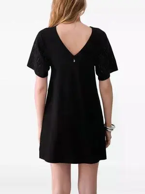 Liu Jo Knit Dress With Rhinestones