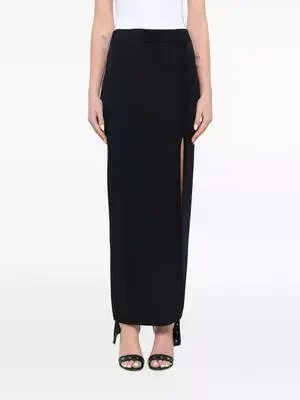 Neil Barrett Side-slit Maxi Skirt - Blue