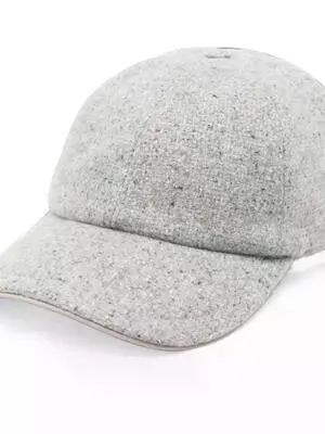 Eleventy Bouclé-texture Baseball Cap