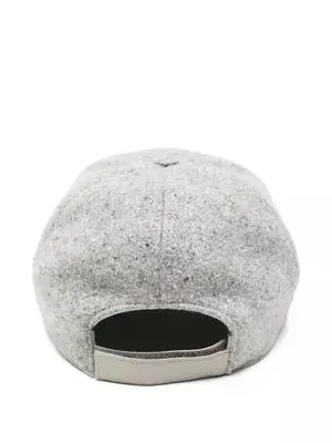 Eleventy Bouclé Baseball Cap - Grey