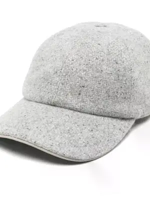 Eleventy Bouclé Baseball Cap - Grey