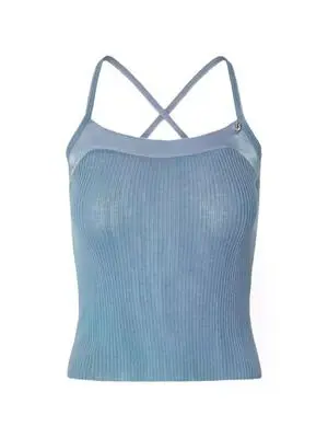 Liu Jo Cross-back Knit Top - Blue