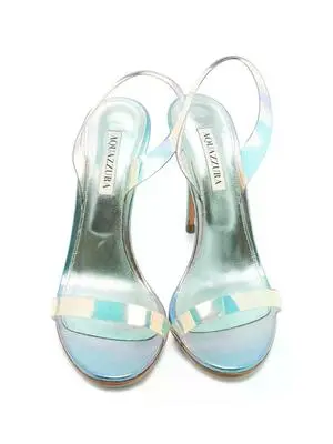 AQUAZZURA Translucent Slingback Sandals