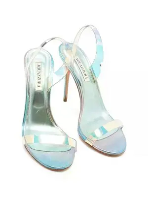 AQUAZZURA Translucent Slingback Sandals