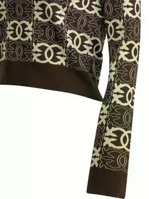 Pinko Monogram-pattern Sweater