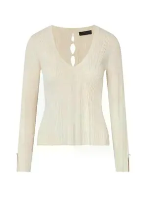 Liu Jo V-neck Jumper - Neutrals