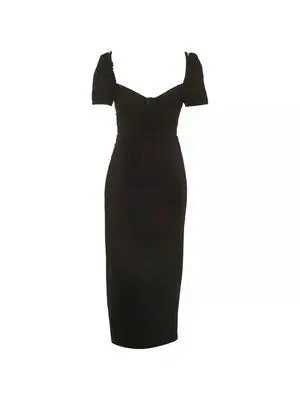SELF-PORTRAIT Crepe Midi Dress