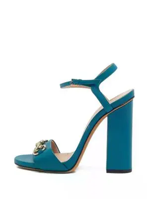Gucci Horsebit Ankle-strap Leather Sandals