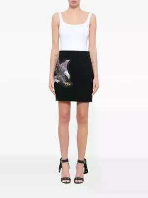 Neil Barrett Eagle-print Mini Skirt