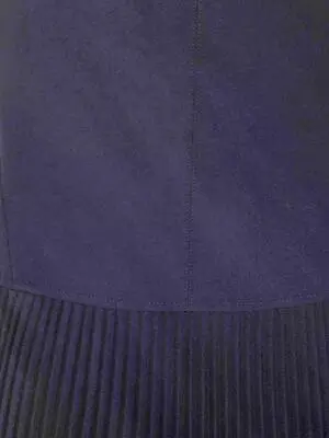 Emporio Armani Pleated Skirt Sleeveless Mini Dress