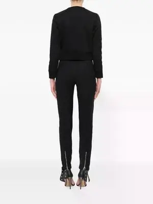 Neil Barrett Braided Sleeve Crew Neck Sweater