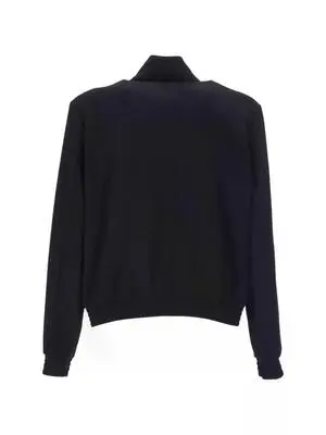 Emporio Armani Zip-up Ribbed-trim Jacket