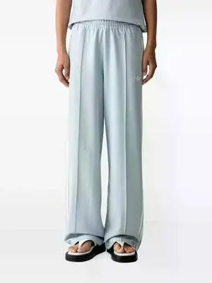 Adidas Herringbone-pattern Side-stripe Track Pants