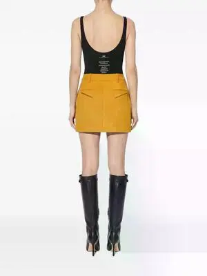 Elisabetta Franchi Bodysuit In Lightweight Crêpe Jersey Fabric