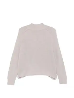 LUISA CERANO Mock-neck Raglan-sleeve Sweater
