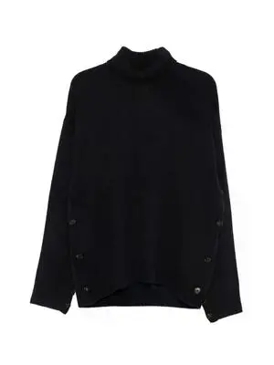 FRENKEN Button-detail Roll-neck Knitwear