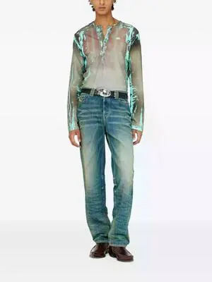DIESEL® Regular-jeans High-waist 1991 D-voeed - Blue