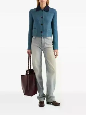 Proenza Schouler Gaelle Jacket In Double Face Melange Outerwear