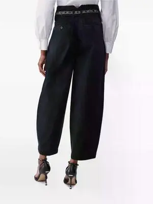 Liu Jo Balloon-trousers With Embroidered-belt