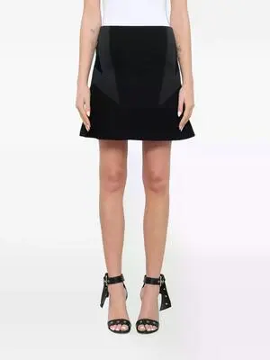Neil Barrett Panelled Flared Mini Skirt