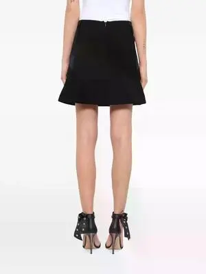 Neil Barrett Panelled Flared Mini Skirt