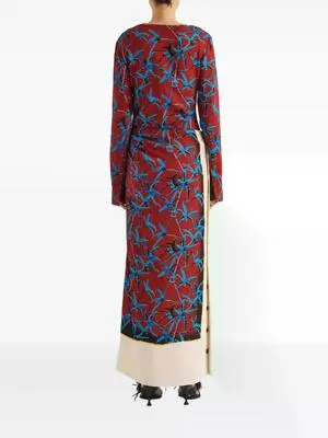 Proenza Schouler Anais Skirt In Printed Stretch Cady