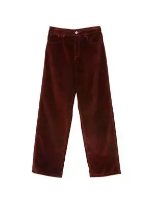 RÓHE Corduroy Straight-leg Trousers - Red