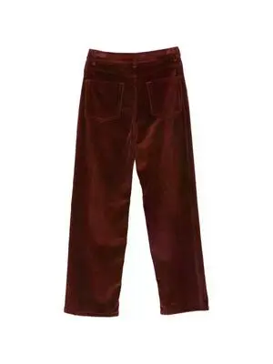 RÓHE Corduroy Straight-leg Trousers - Red