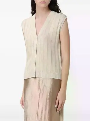 Max Mara Linen Gilet
