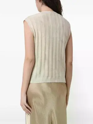 Max Mara Linen Gilet