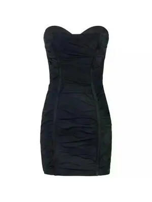 Elisabetta Franchi Mini Dress In Taffeta Voile Fabric