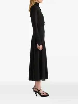 Proenza Schouler Golda Dress In Textured Sheer Jersey