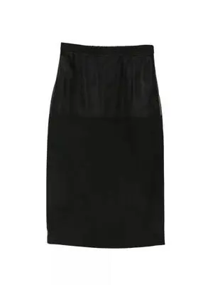 FRENKEN Sheer-panel Pencil Midi Skirt
