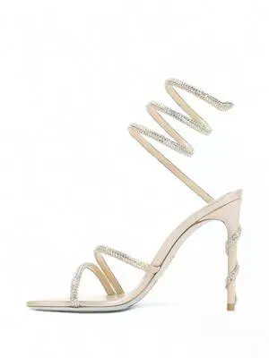 Rene Caovilla Cleo Crystal-embellished Sandals