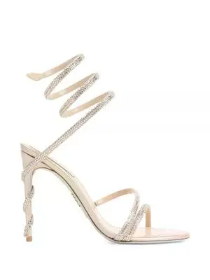 Rene Caovilla Cleo Crystal-embellished Stiletto Sandals