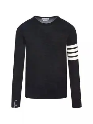 Thom Browne 4-bar Merino Sweater - Blue