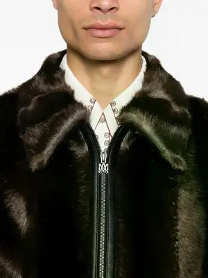 Amiri Faux-fur Panelled Jacket