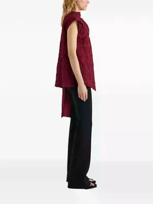 Proenza Schouler Lina Top In Crushed Silk
