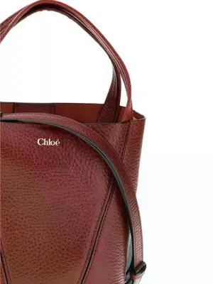 Chloé Small Spin Leather Shoulder Bag