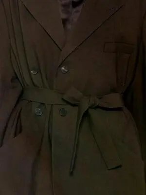 FRENKEN Belted Double-breasted Jacket