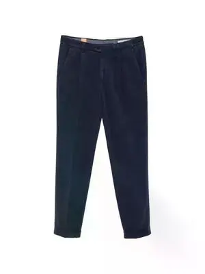 Alpha Industries Pleated Turn-up Trousers - Blue