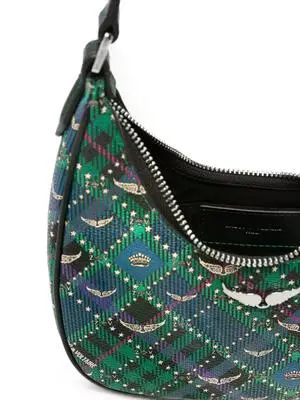 Zadig&Voltaire Z Night Out Plaid-pattern Shoulder Bag