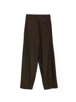 FRENKEN Frenken Pleated Wide-Leg Trousers