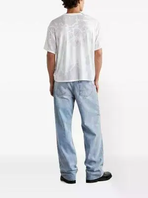 SATOSHI NAKAMOTO Slogan-print Cotton T-shirt