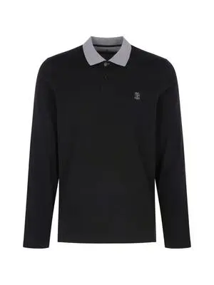 Brunello Cucinelli Long-sleeve Polo Shirt