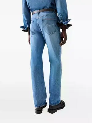 Jacquemus The Straight De-nîmes Denim Pants - Blue