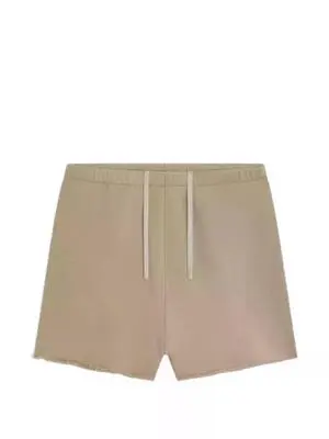 SWEET PANTS Logo Patch Raw-edge Shorts