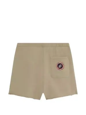 SWEET PANTS Logo Patch Raw-edge Shorts