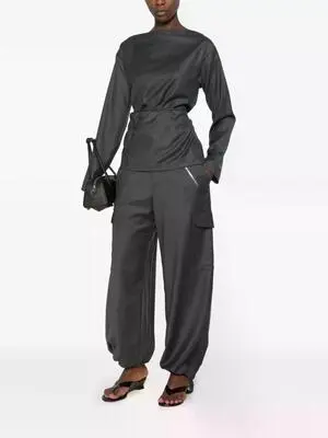 Barena Venezia Belted Boat-neck Top