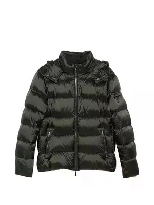 MOORER Quilted Hooded Jacket - Green